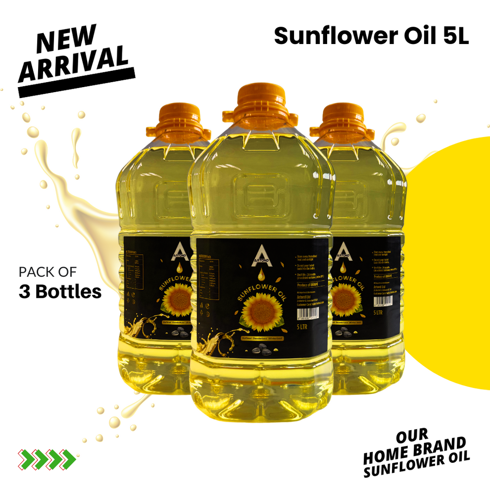 Artond Sunflower Oil 5L x 3 – Artond LTD